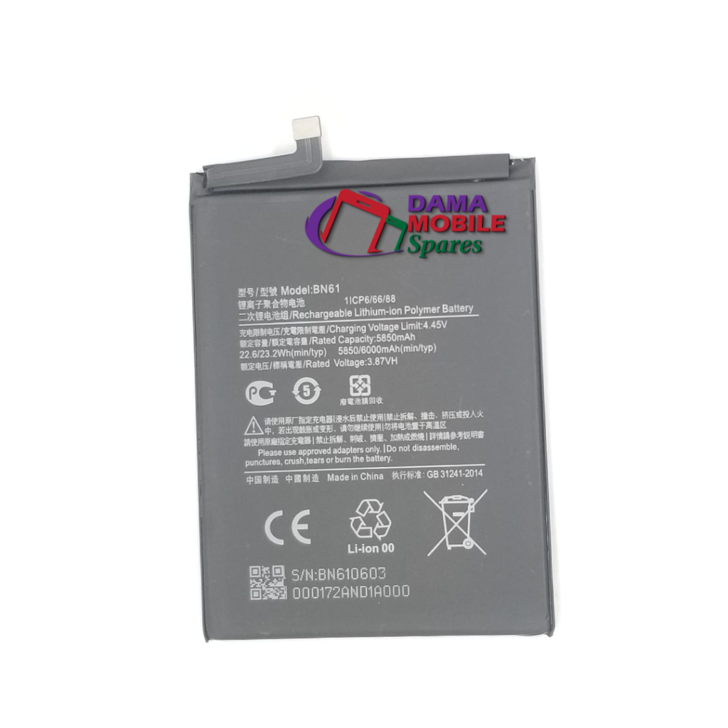 REDMI POCO X3 BATTERY - Dama Mobile Spares